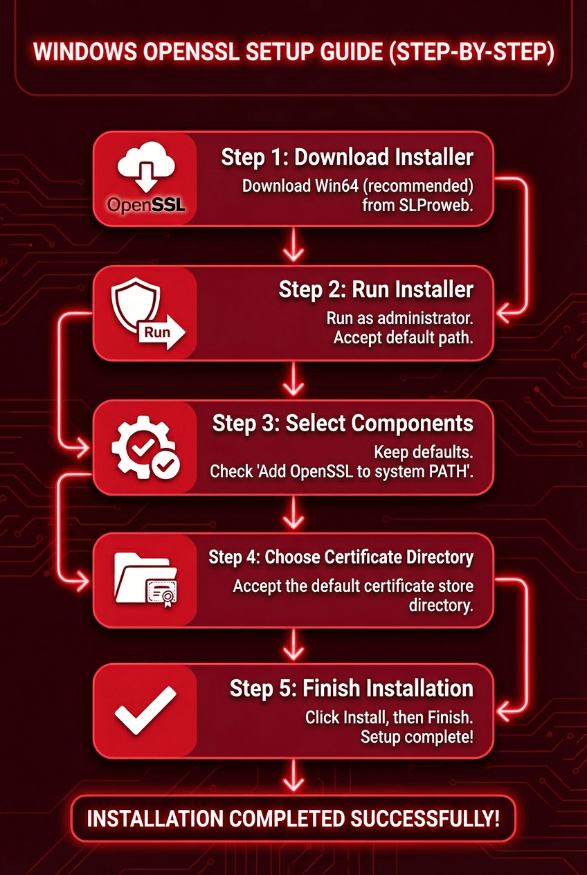 Install OpenSSL on Windows: Complete Step-by-Step Guide